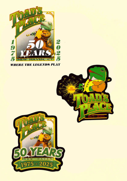 Toad's Place Sticker Pack – Rock Shop